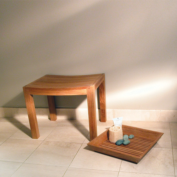 Westminster Teak Spa Vanity Tray - Transitional - Bathroom - Los ...