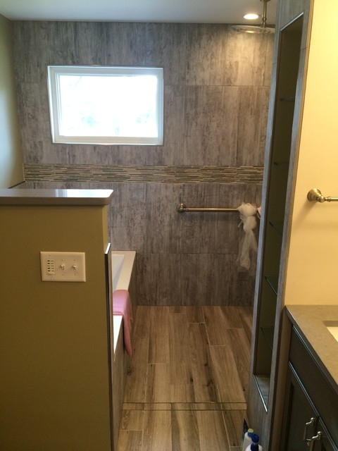 Wheel chair accessible Kerdi Line Drain - Bathroom - Other - by ...