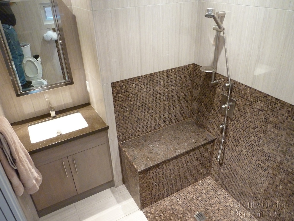 Wheelchair Accessible Disability Shower - West Vancouver - Modern ...