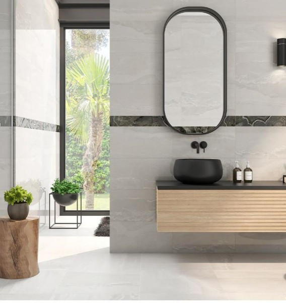 Whitehall White Gloss Floor Tiles - Direct Tile Warehouse - Stanza da ...