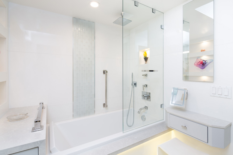 Wilshire Corridor Bathroom Remodel - Modern - Bathroom - Los Angeles ...