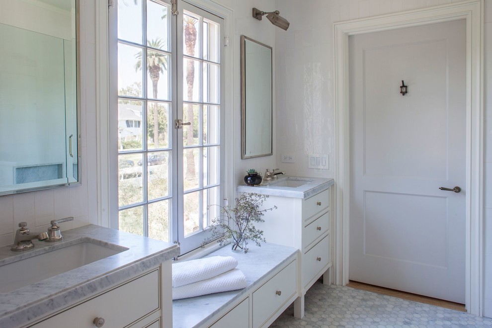 Windsor Square Traditional - Transitional - Bathroom - Los Angeles - by ...
