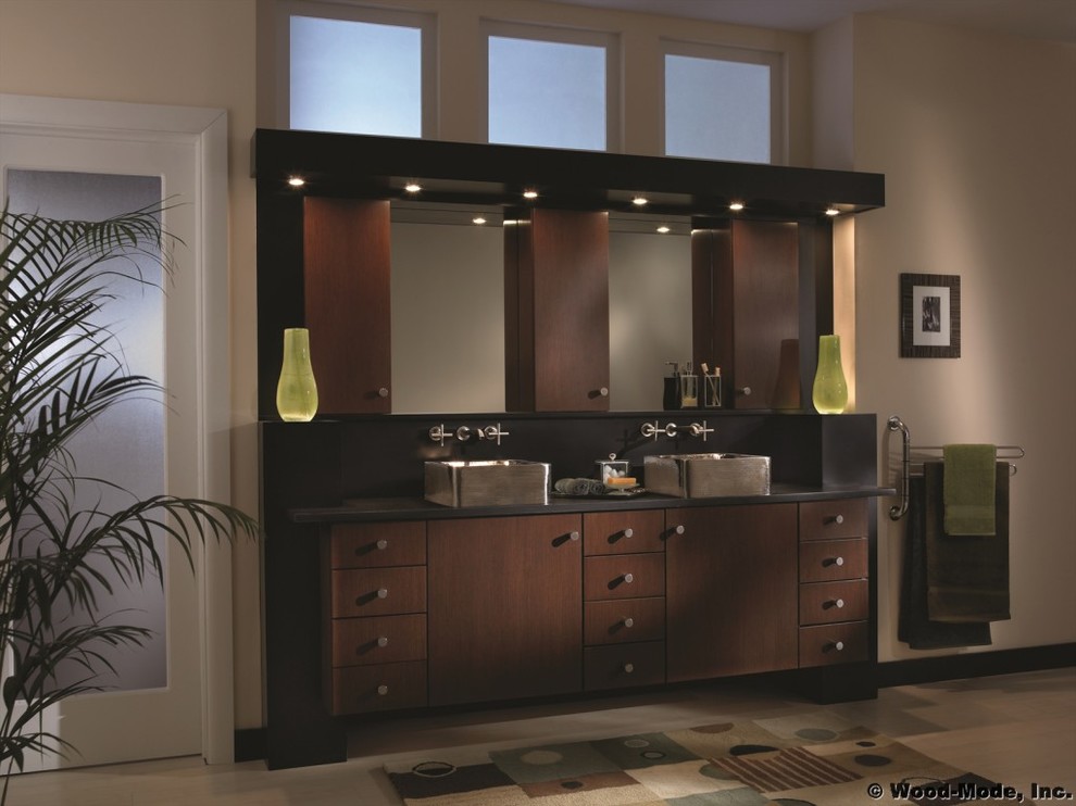 Wood-Mode Urban Matrix - Modern - Bathroom - Houston - by Cabinets ...