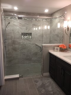 Zero clearance shower - Contemporary - Bathroom - Toronto - by Adelaide ...