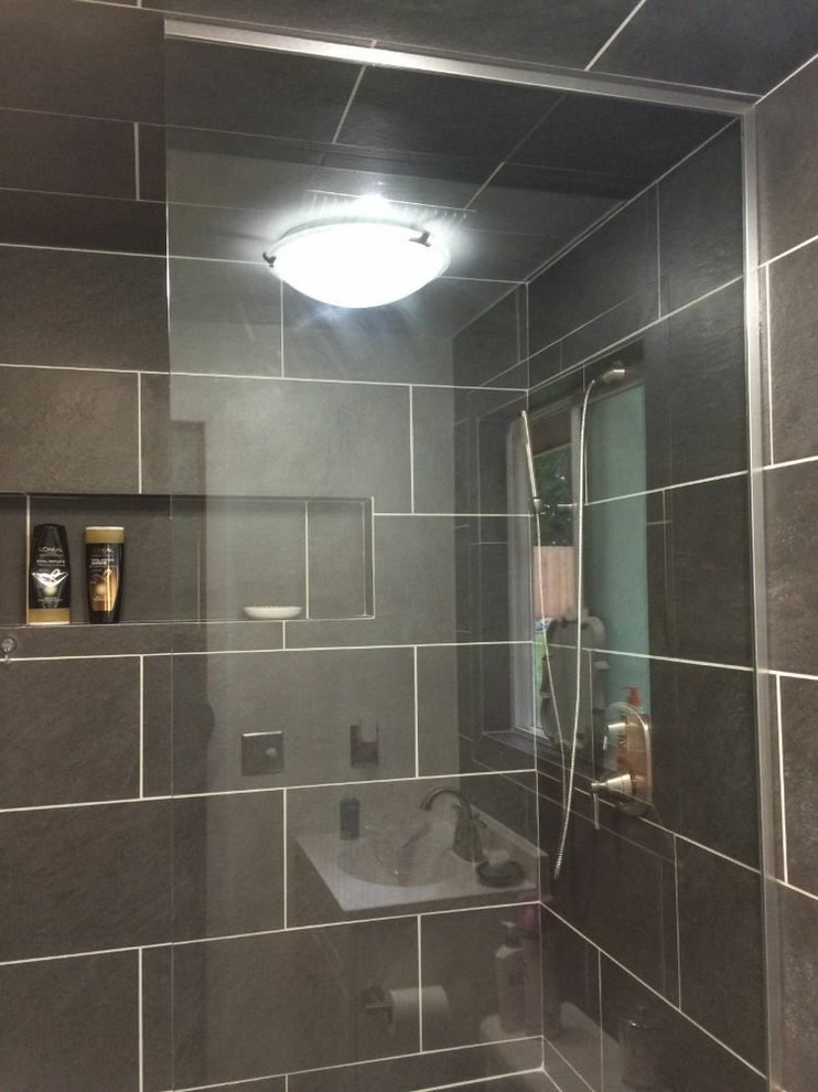 Zero Entry Shower - Modern - Bathroom - Other - by BLUE RIVER BUILDING ...