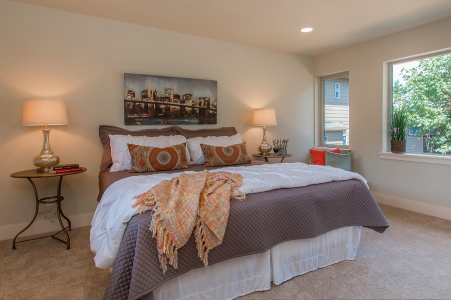 19. Master bedroom. Roche Harbor (Floor Plan) - Modern - Bedroom ...