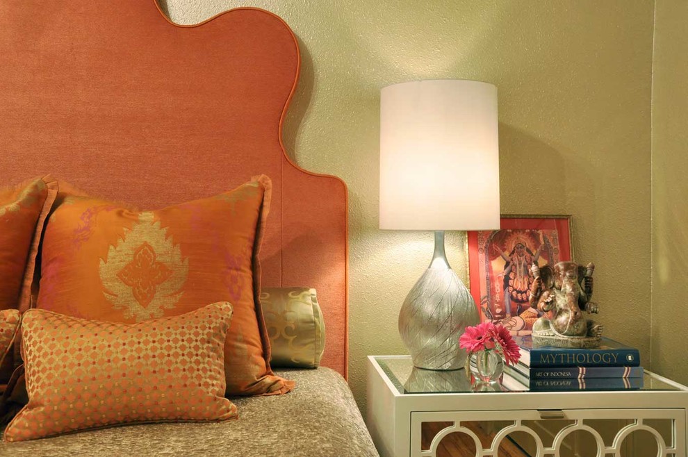 A Bedroom for a Modern Hindu Courtesan - Eclectic - Bedroom - Houston ...