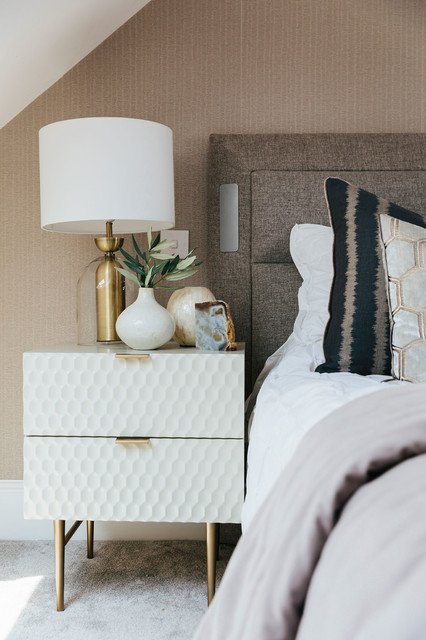 A loft conversion master bedroom - Contemporary - Bedroom - London - by ...