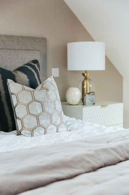 A loft conversion master bedroom - Contemporary - Bedroom - London - by ...