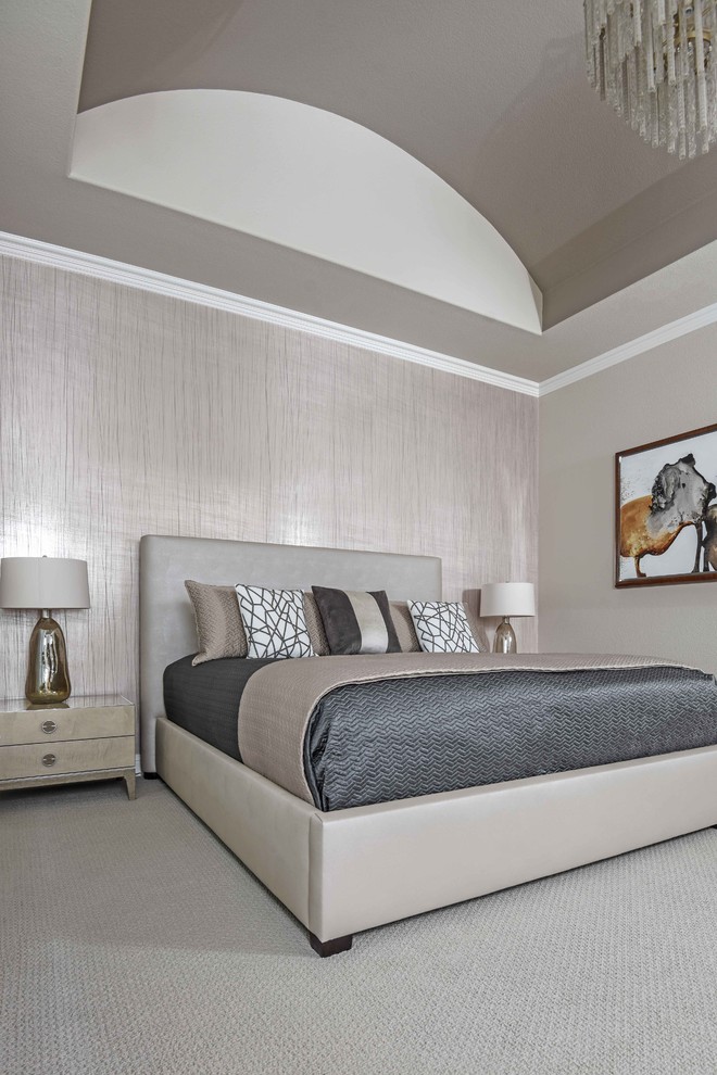 A New Build Gets a Modern Makeover - Moderno - Dormitorio - Dallas - de ...