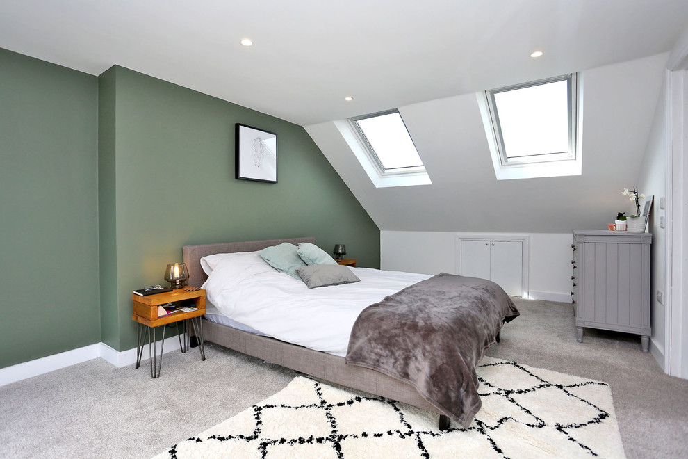 A rear dormer loft conversion into one master bedroom and one shower ...