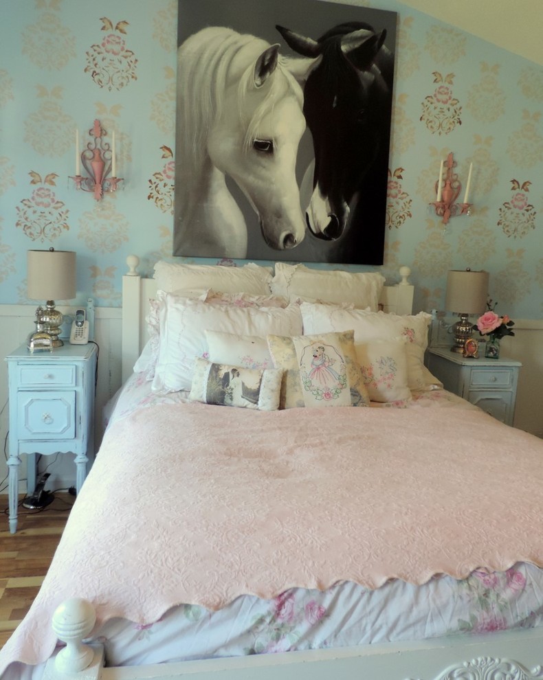 A Vintage Cottage Inspired Master Bedroom - Farmhouse - Bedroom ...