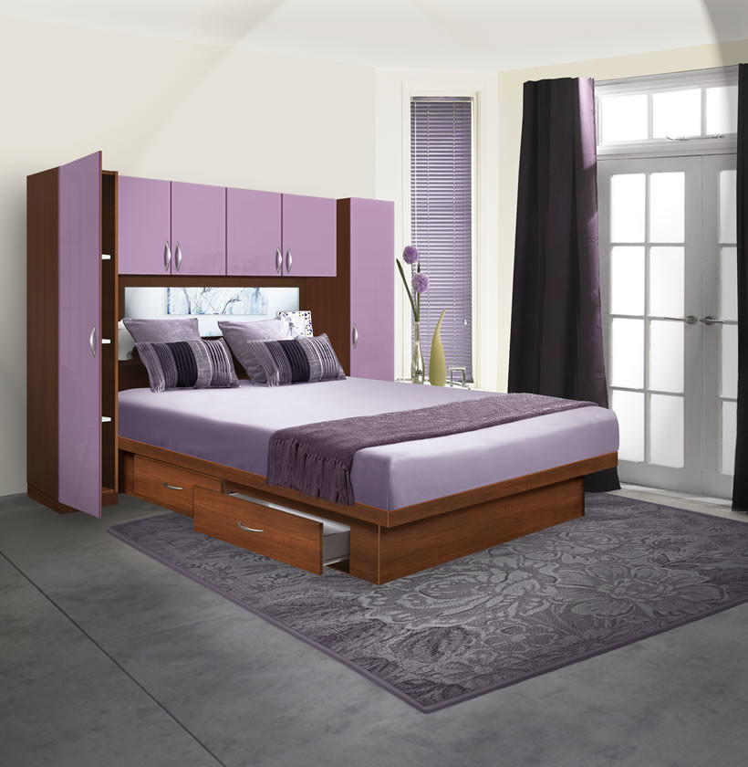 Adalina Pier Wall with Storage Bridge - Contemporary - Bedroom - New ...