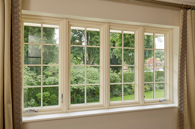 Aluminium Clad Wood Casement Windows With French Vanilla Finish ...