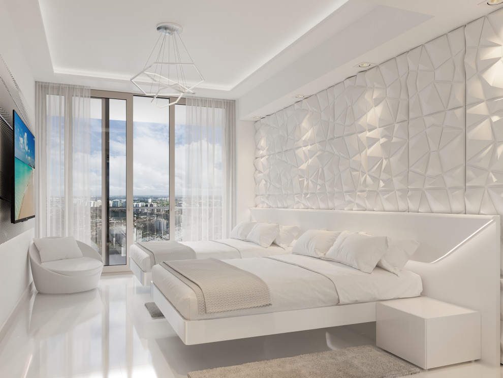 Armani Casa, Bedrooms, Sunny Isles Beach, Florida - Modern - Bedroom ...