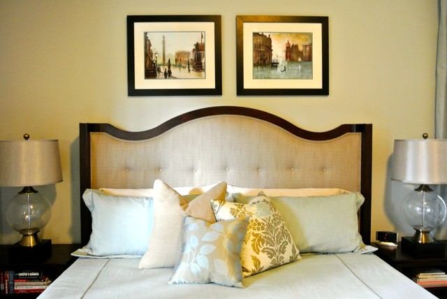 austin redesign | the master bedroom - Eclectic - Bedroom - Charlotte ...