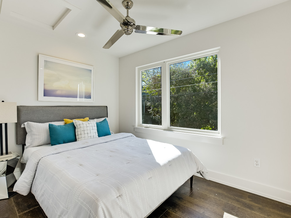 Ave H, Main house and Garage Apartment - Midcentury - Bedroom - Austin ...