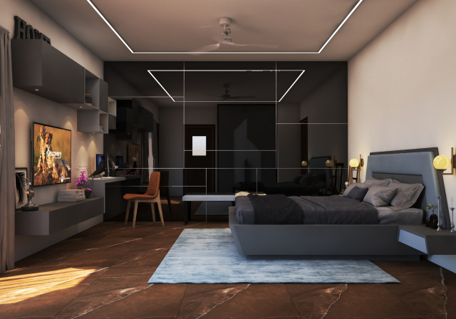 Bachelor's Room - Contemporary - Bedroom - Other - by STUDIO ARID ...