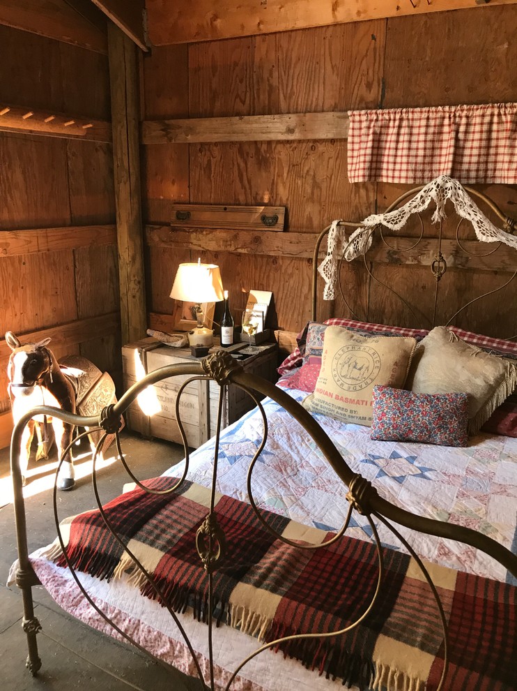 Barn Stall Bedroom - Rustic - Bedroom - Portland - by Three Roses ...