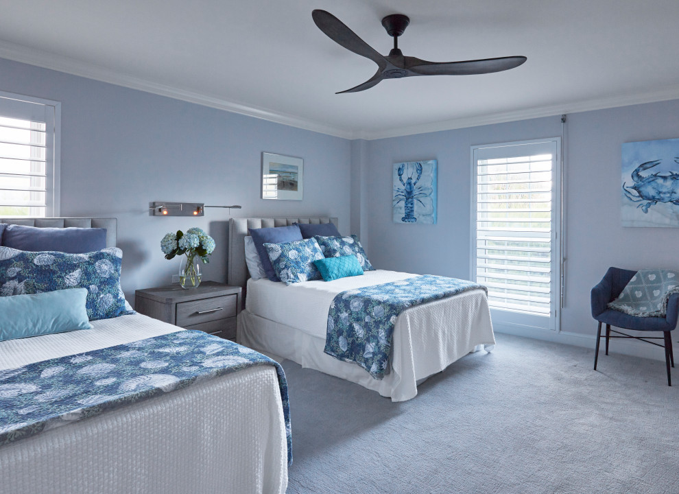 #Blue Waters - Beach Style - Bedroom - by Angie Keyes CKBD | Houzz