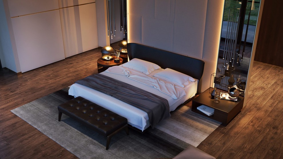Bedroom Design Visualization - Bedroom - Edinburgh - by ArchiCGI 3D Rendering | Houzz