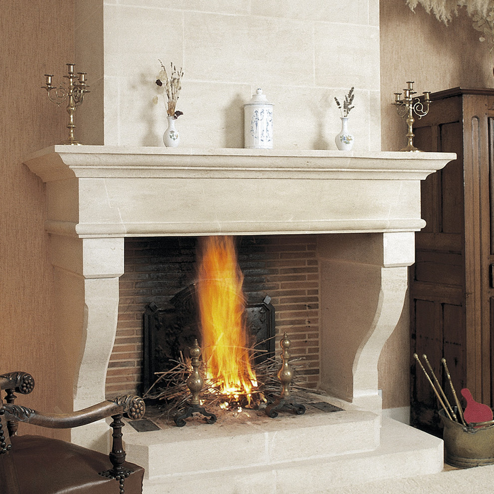 Bedroom Fireplaces - Mediterranean - Living Room - Los Angeles - by ...