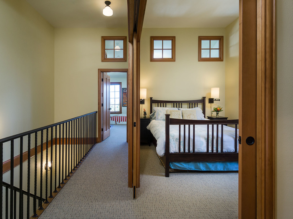 Bedroom with double corner doors - Craftsman - Bedroom - Portland - by ...