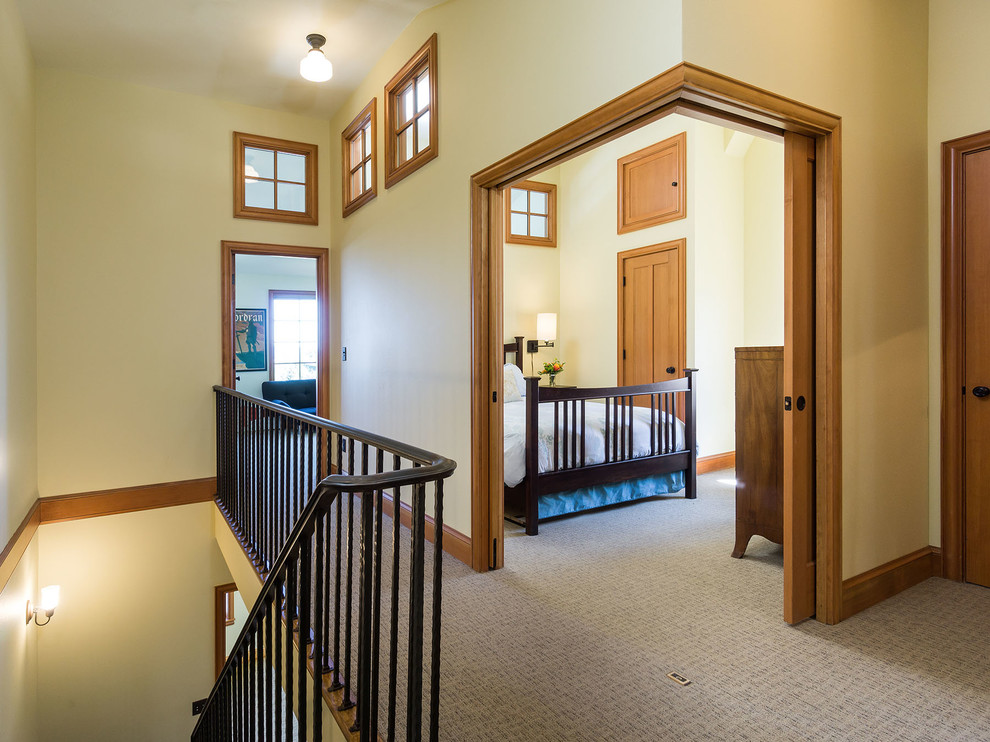 Bedroom with double corner doors - Craftsman - Bedroom - Portland - by ...