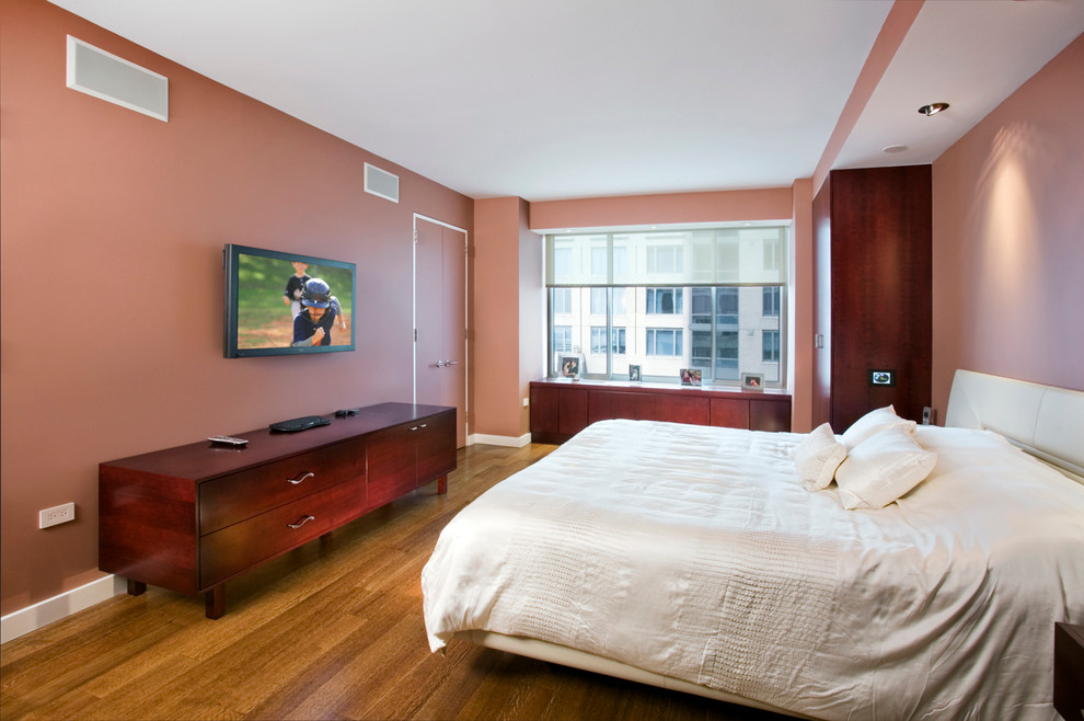 Bedroom with In-Wall Speakers - Traditional - Bedroom - New York - by ...