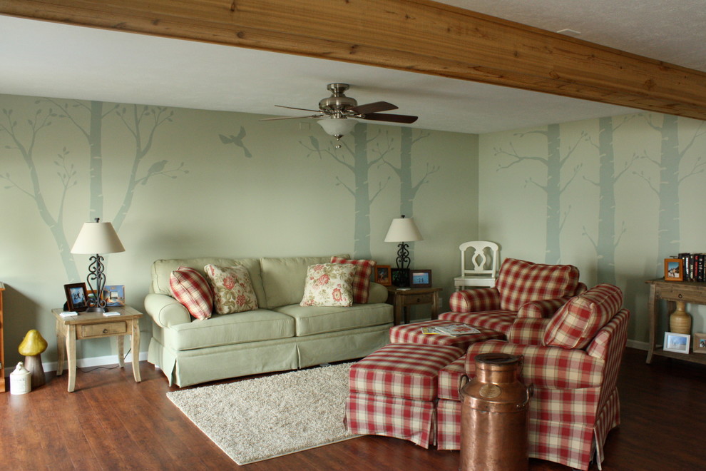 Birch tree living room - Rustic - Bedroom - Austin - by Avery O Design ...