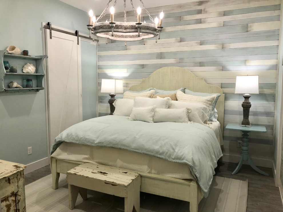 Blue Beach House - Beach Style - Bedroom - Austin - by High Cotton Home ...