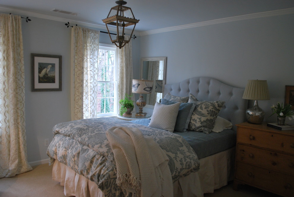 Blue Guest Room - Traditional - Bedroom - Atlanta - by Lisa Gabrielson ...