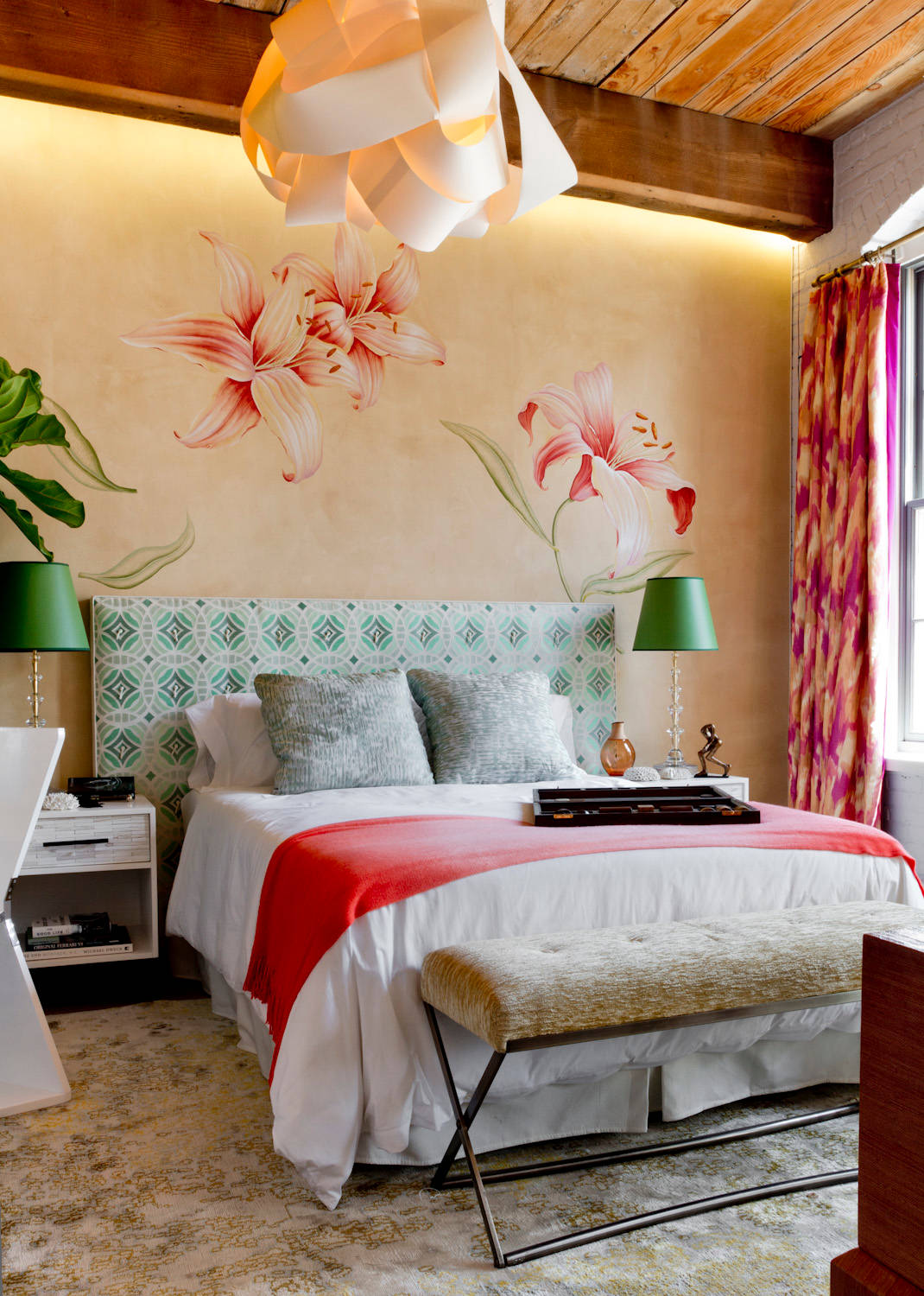 Spotted! Oversized Floral Feature Walls | Houzz NZ