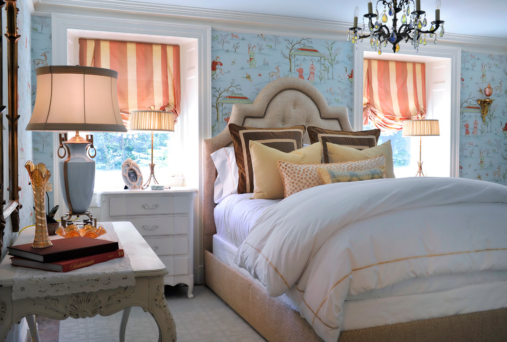 Caumsett Show House - Traditional - Bedroom - New York - by Ashbourne ...