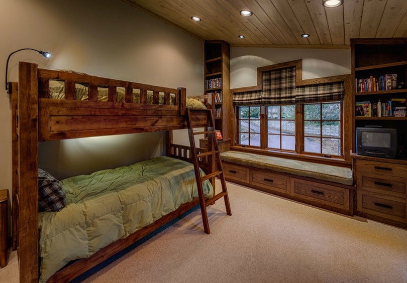 Cedar Flat Lakefront - Rustic - Bedroom - Sacramento - by Welling ...