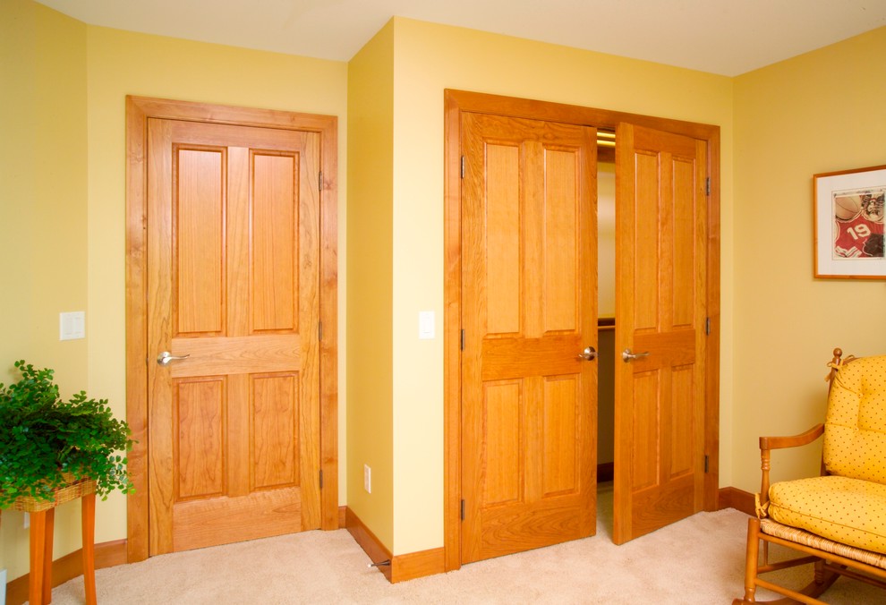 Cherry 4 Panel Stile & Rail Raised Panel Door - Traditional - Bedroom ...