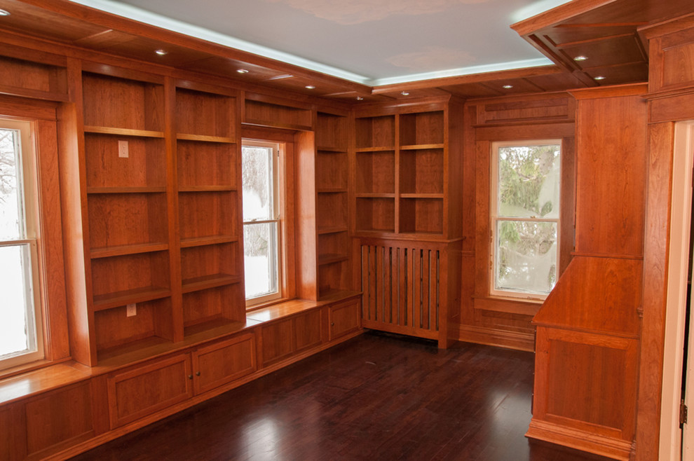 Cherry Library - Craftsman - Bedroom - Chicago - by Walnut Creek Custom ...
