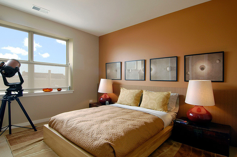 Chicago: Urban Townhome Livingroom Master Bedroom - Modern - Bedroom ...