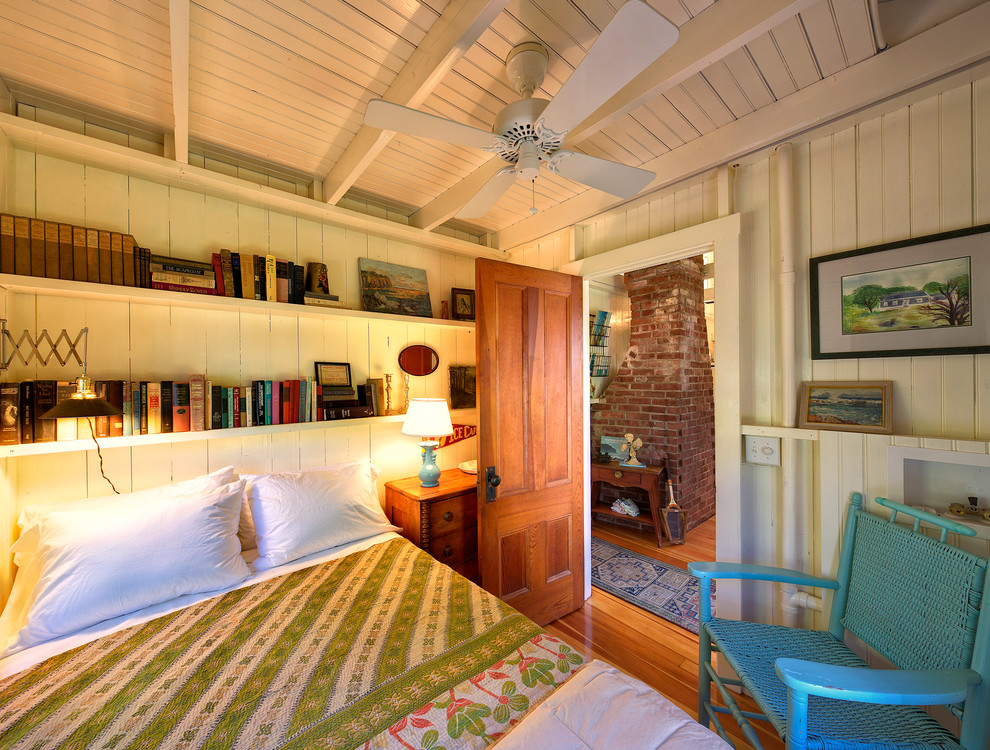 Chilmark Renovated Shack - Rustic - Bedroom - Boston - by Bob Gothard ...