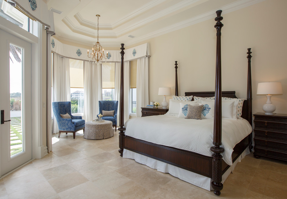 Classic Transitional Mediterranean - Transitional - Bedroom - Jacksonville - by CSR Interiors ...