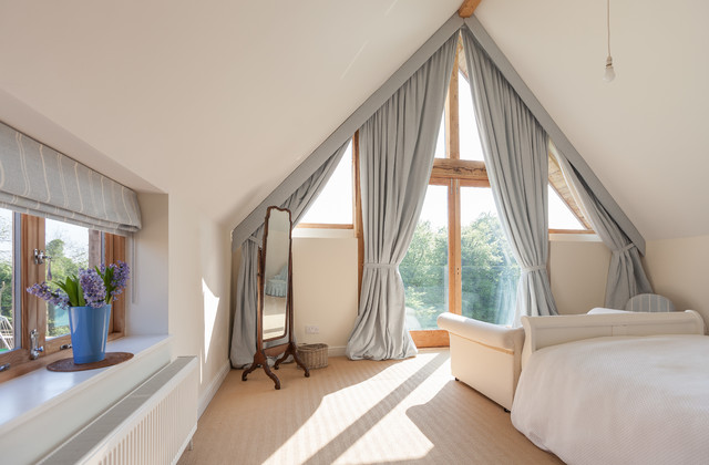 14 Tricky-shaped Windows and How to Dress Them | Houzz UK