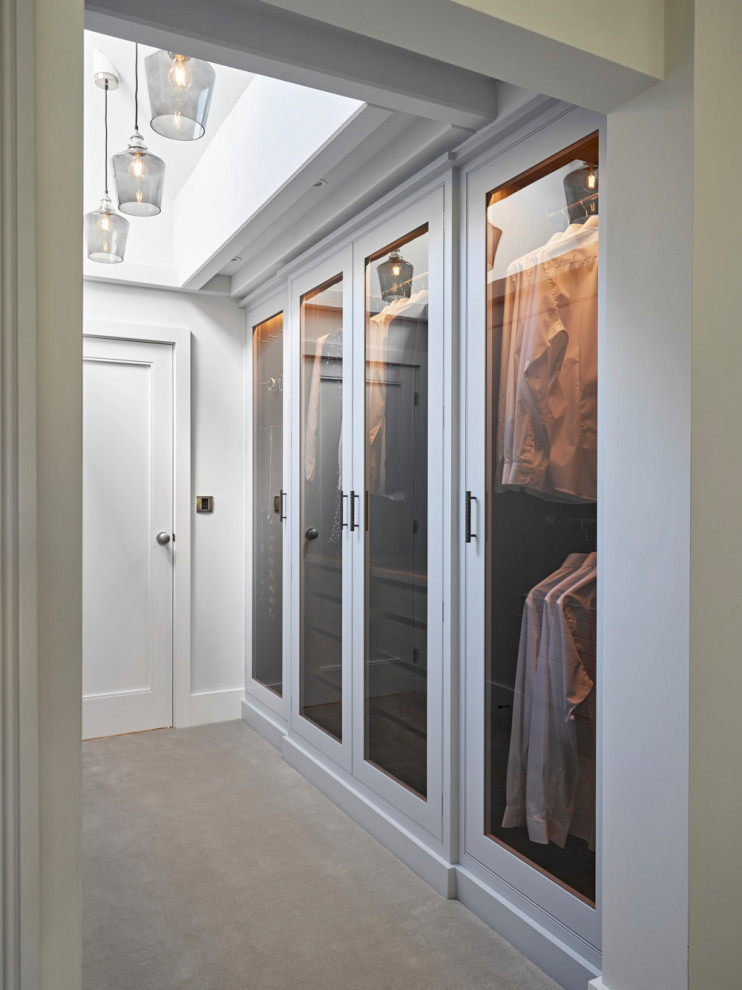 Contemporary bedroom and adjoining dressing room by The Secret Drawer ...