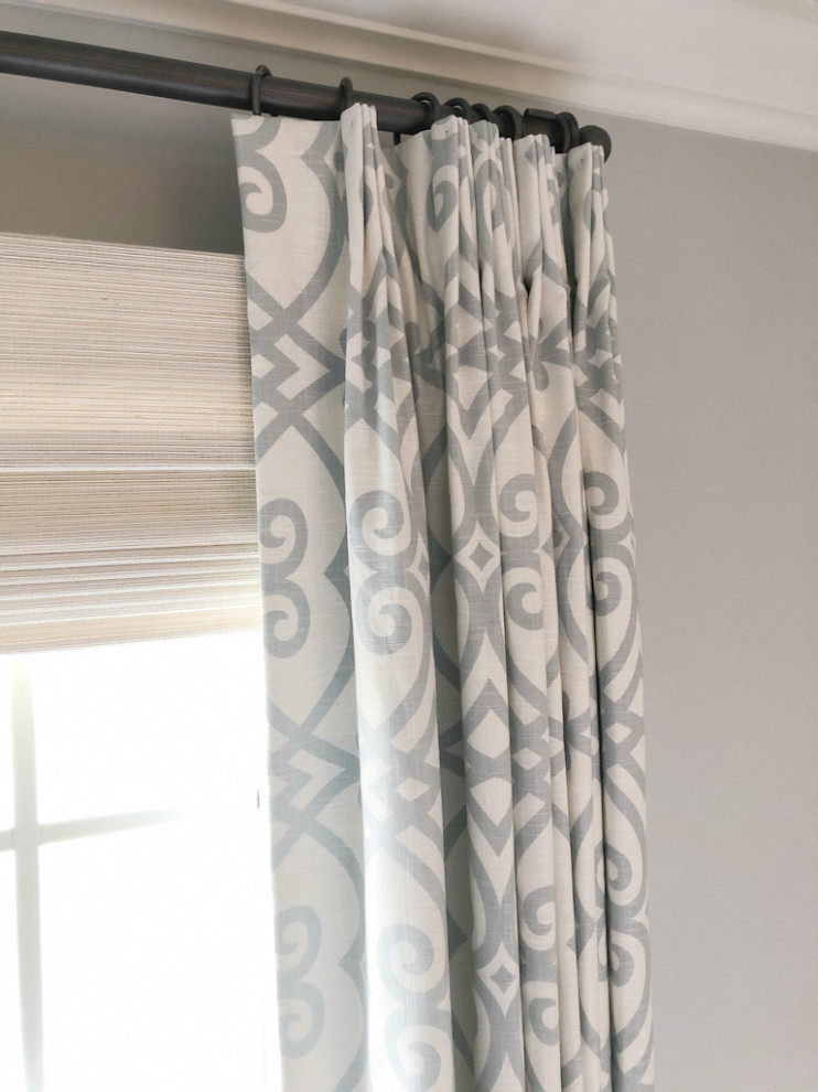 Contemporary Bedroom Drapery - Modern - Bedroom - Los Angeles - by Tami ...