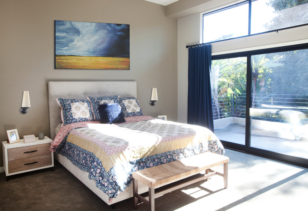 Contemporary Rustic Upgrade - Point Loma - Contemporary - Bedroom - San ...