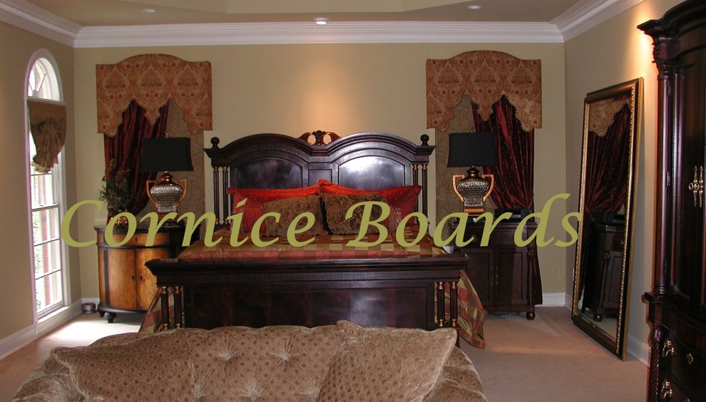 Cornice Boards - Eclectic - Bedroom - Other - by The Interiors Workroom ...