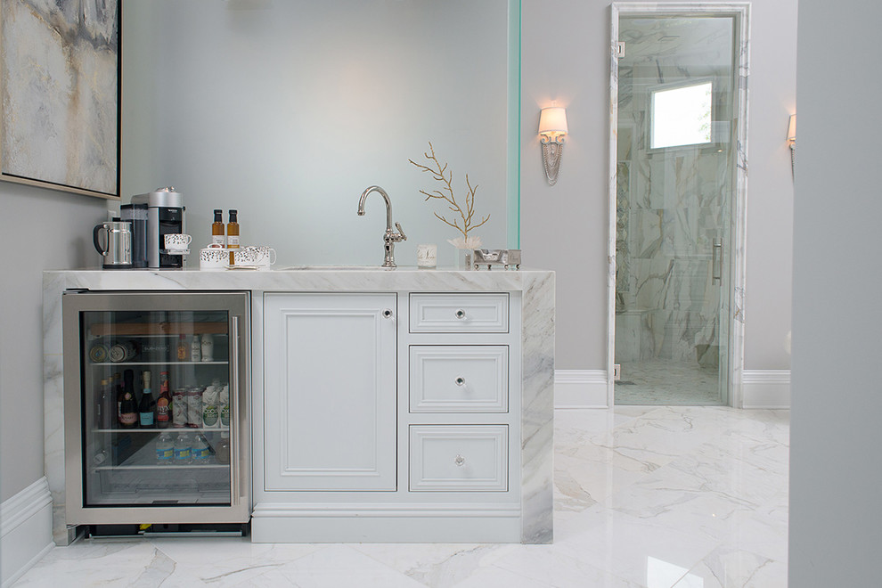 Custom Coffee Bar - Traditional - Bathroom - Other - by HGI Cabinetry ...