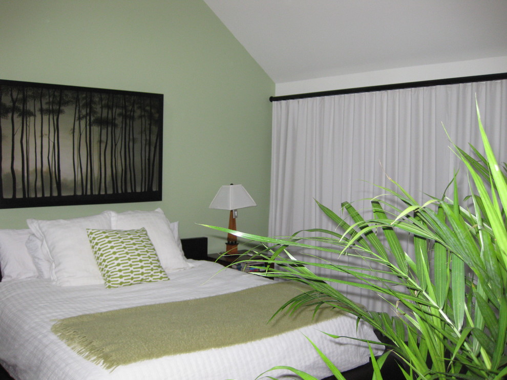 Custom Drapery - Contemporary - Bedroom - Seattle - by Anchor Blinds ...