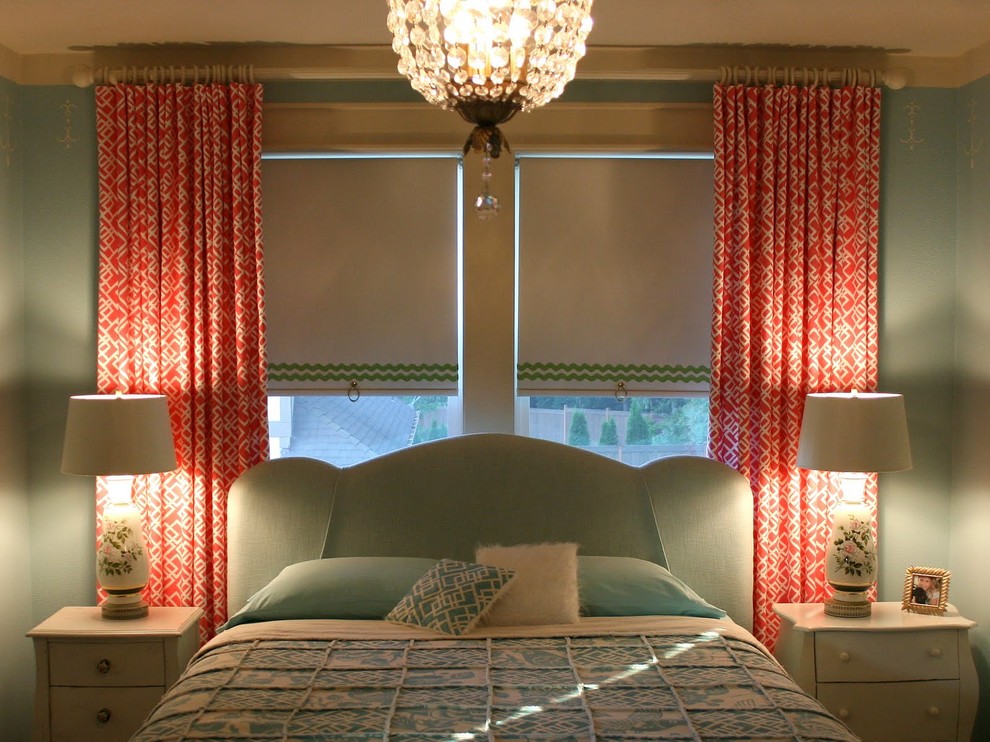 Custom Drapes&Shades - Transitional - Bedroom - New York - by Alluring ...