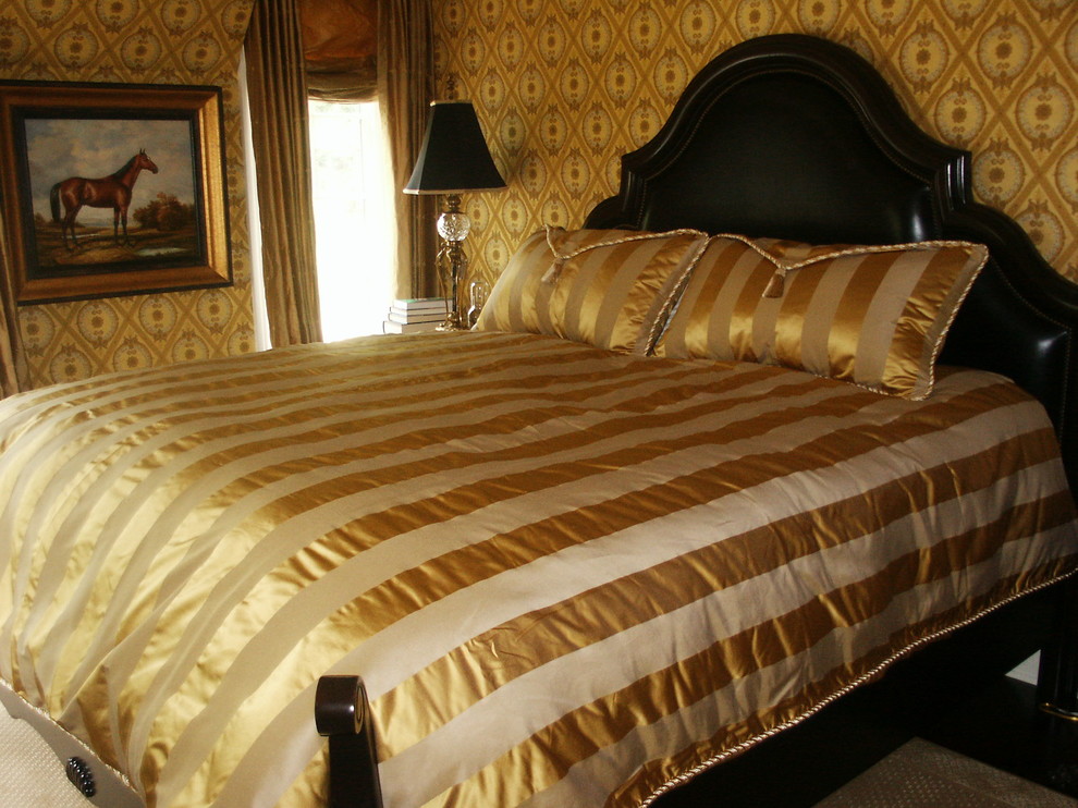 Custom Duvet Cover with Envelope Shams - Traditional - Bedroom - New ...