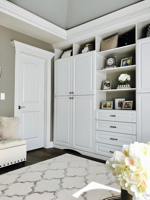 Custom Master Bedroom Built In Cabinerty - Traditional - Bedroom ...